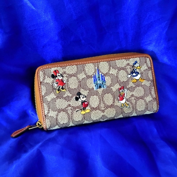 Disney | Bags | Coach Mickey Wallet | Poshmark